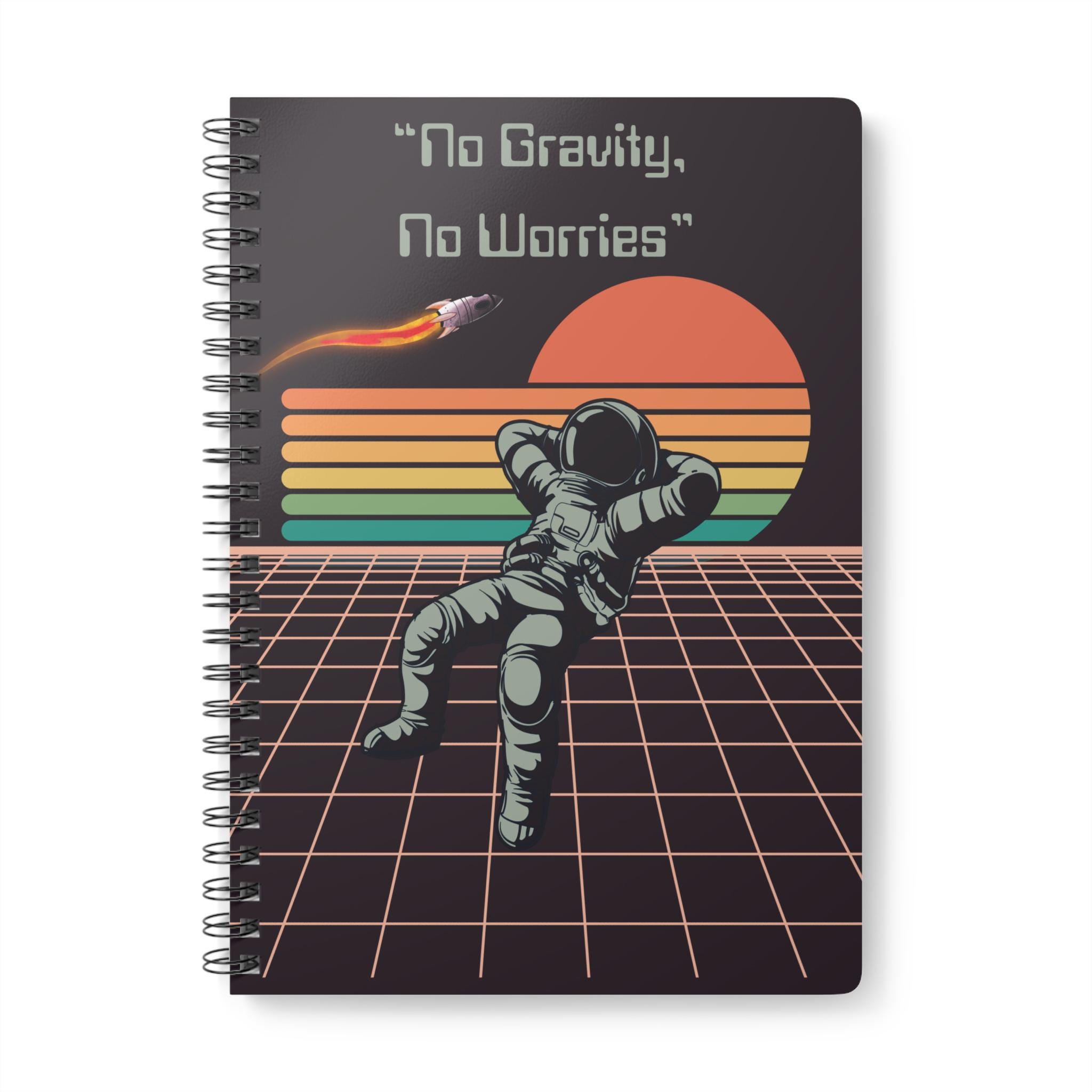 Retro, Chilled Astronaut Space Walk Design, "no Gravity, No Worries ...