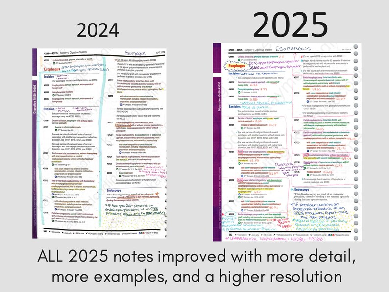 2025 CPT Medicine Section Book Notes - Etsy