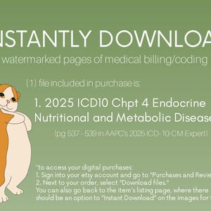 2025 ICD-10-CM Chapter 4 Guideline Notes: Endocrine & Metabolic ...