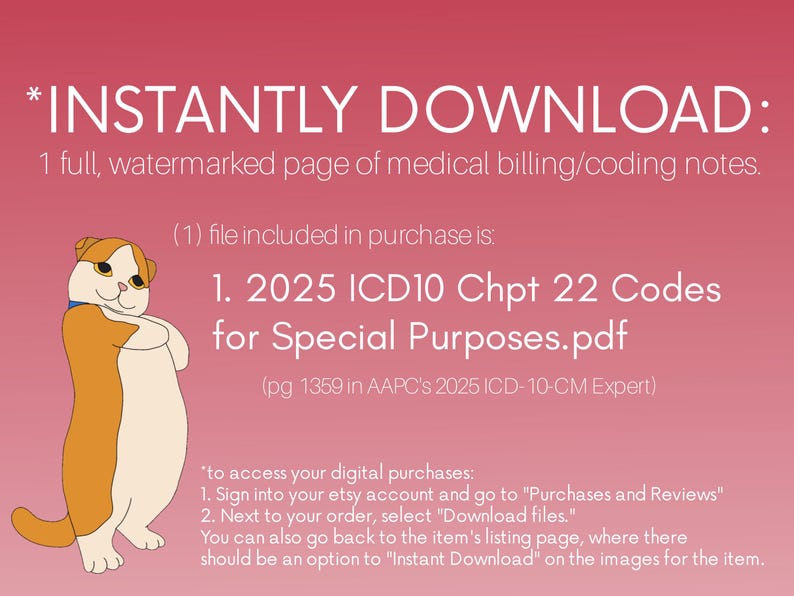 2025 ICD-10-CM Chapter 22 Guideline Notes: Medical Coding Study Aid ...
