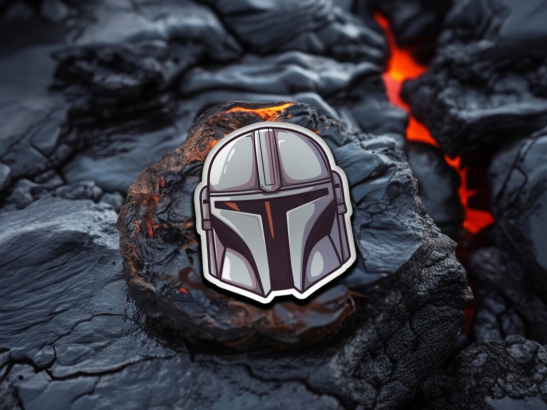 Mandalorian Stickers Mandalorian Star Wars Waterproof Premium Stickers ...