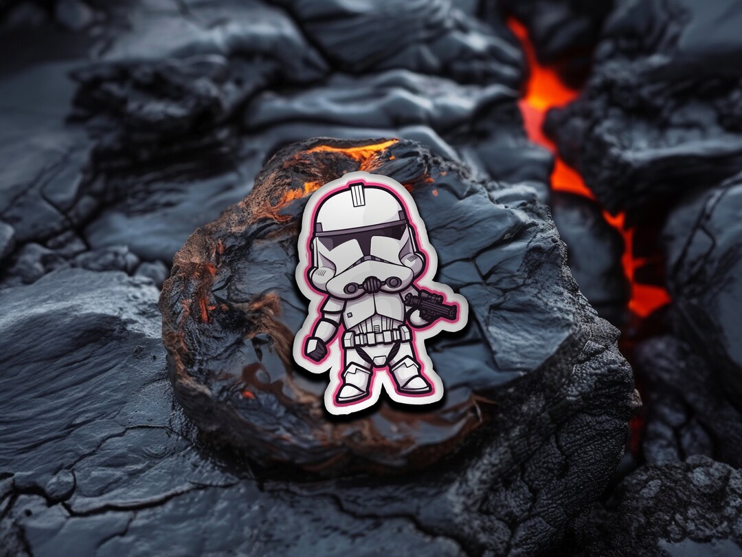 Clone Trooper Sticker Star Wars Waterproof Premium Stickers Gift Vinyl ...