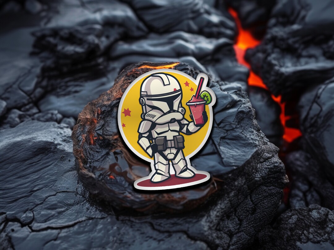 Clone Trooper Sticker Star Wars Waterproof Premium Stickers Gift Vinyl ...