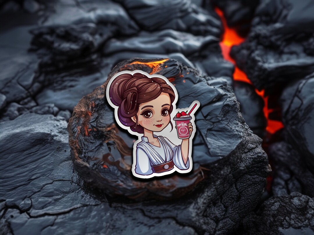 Princess Leia Sticker Leia Organa Star Wars Waterproof Premium Gift ...