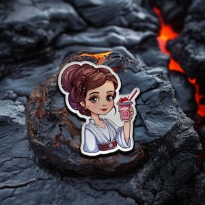 Princess Leia Sticker Leia Organa Star Wars Waterproof Premium Gift ...
