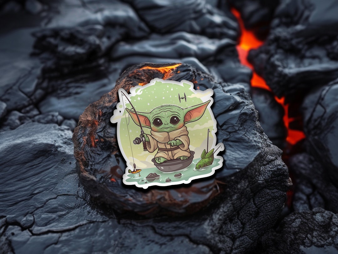 Grogu Sticker Baby Yoda Mandalorian Star Wars Waterproof Premium ...