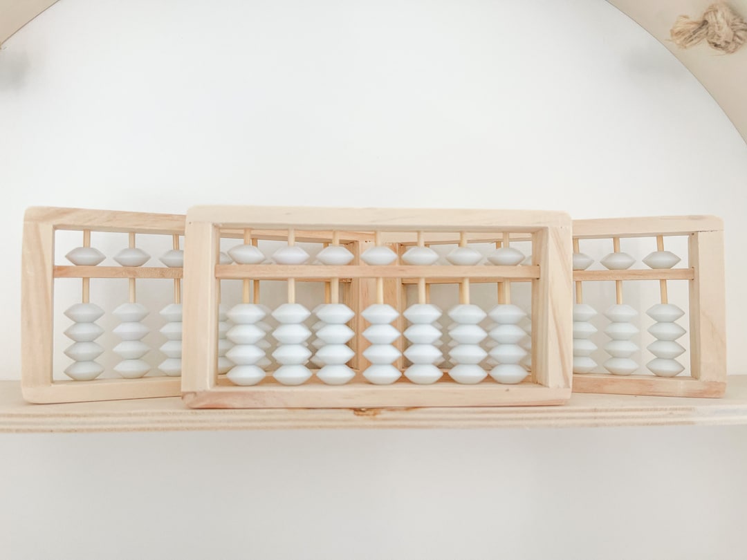 Miniature Wooden Abacus: Display Decor (15.5cm X 8cm) - Etsy