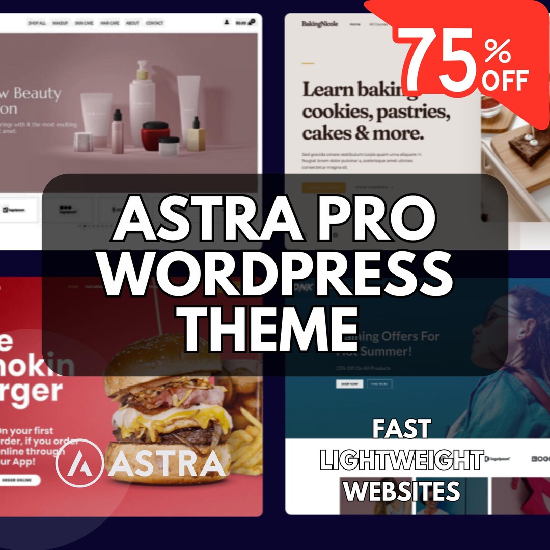 Astra Pro Wordpress Theme - Website Design - Woocommerce Blog SEO Plugin Template Responsive ...