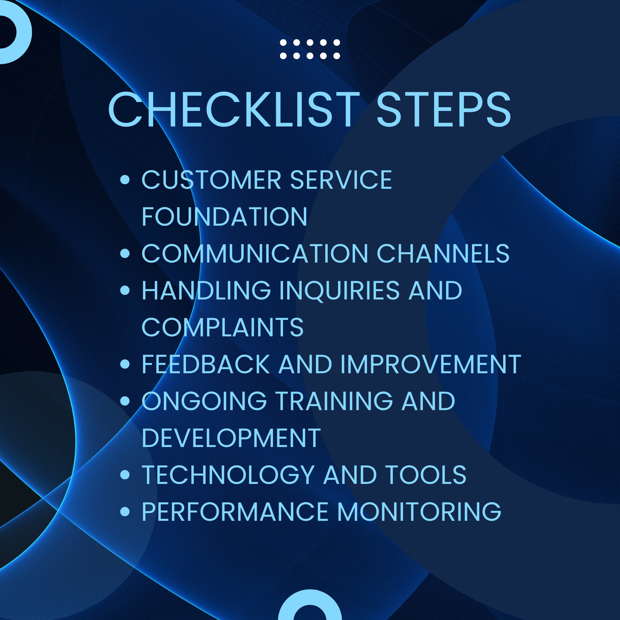 Customer Service Excellence Checklist Your Blueprint for Success Digital Download Start up Docs ...