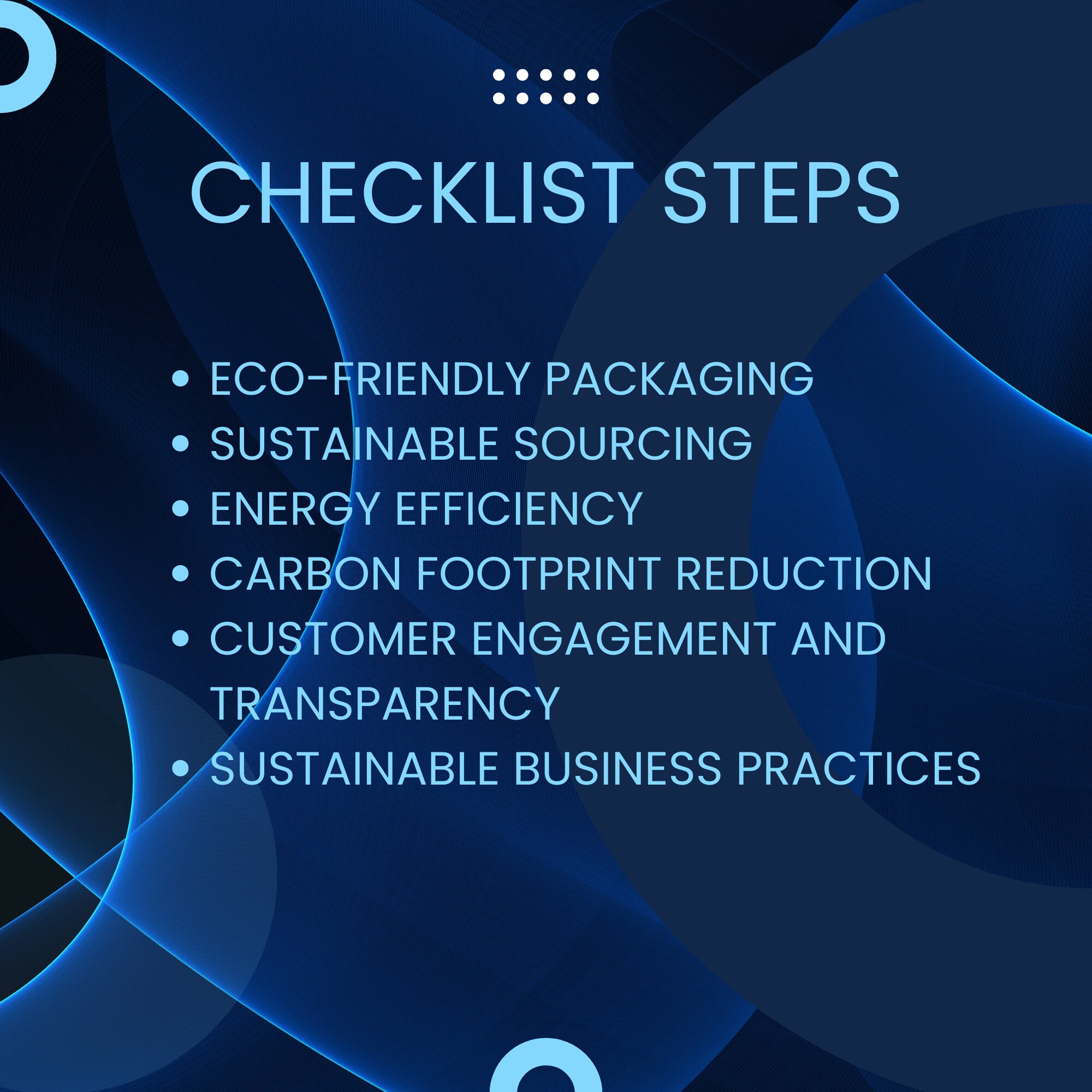 Sustainability Practices Checklist - Your Footprint for Success ...