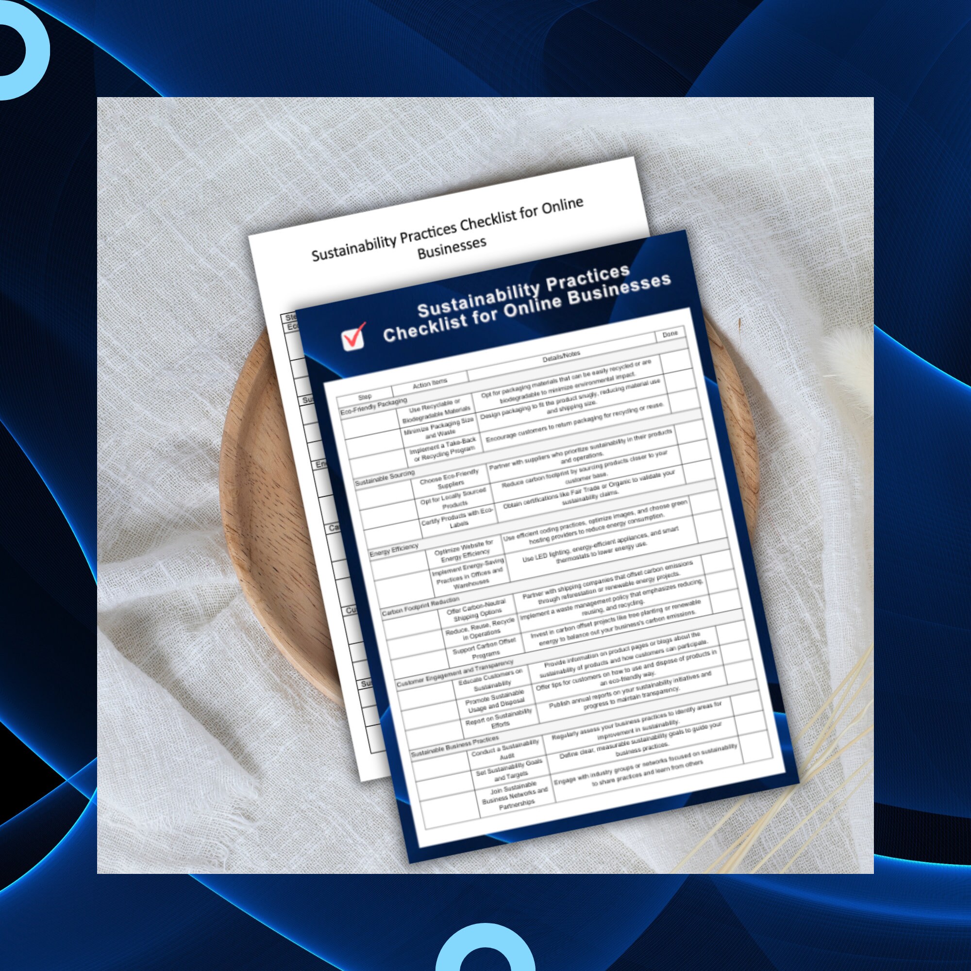 Sustainability Practices Checklist - Your Footprint for Success ...