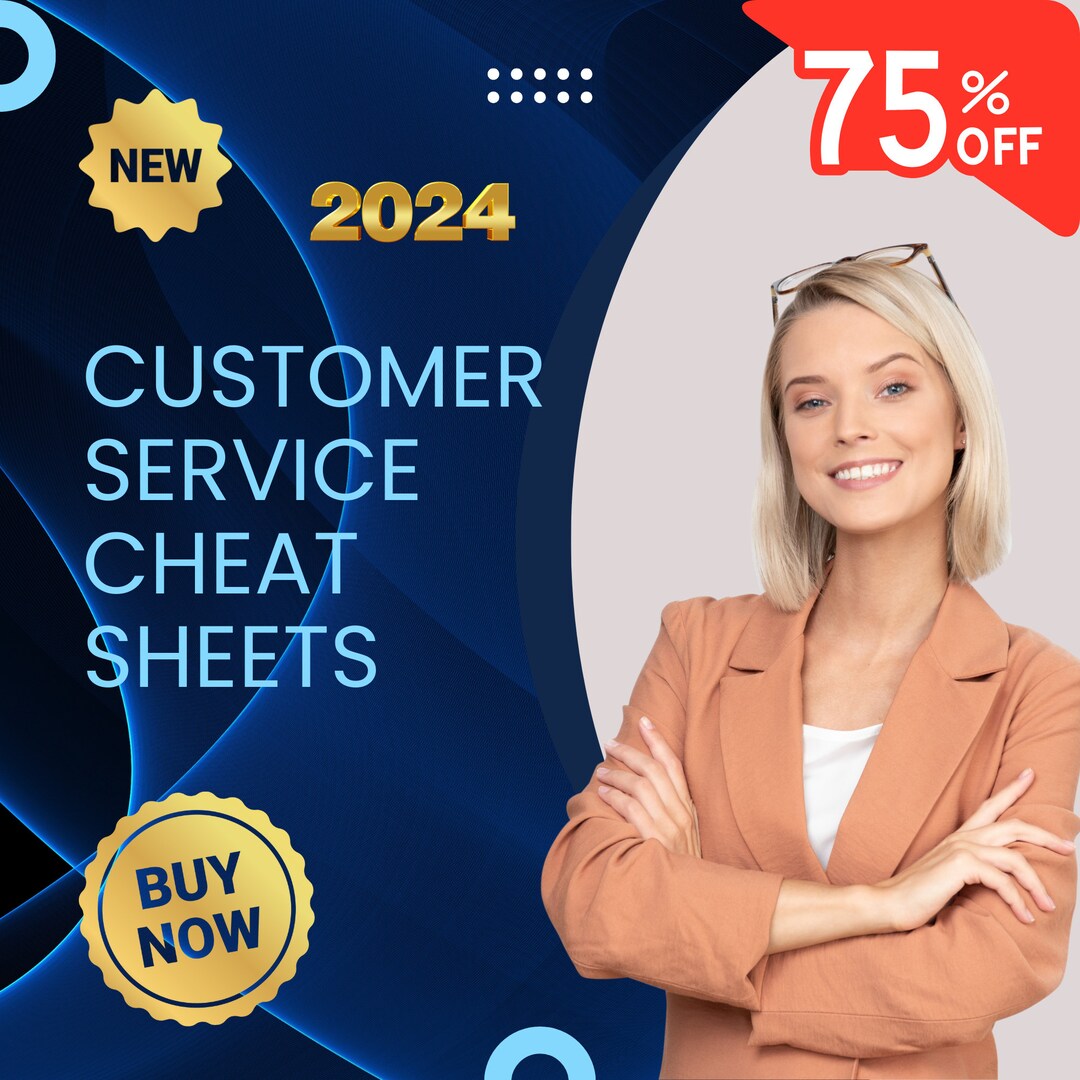Customer Service Cheat Sheets Your Blueprint for Success Digital ...