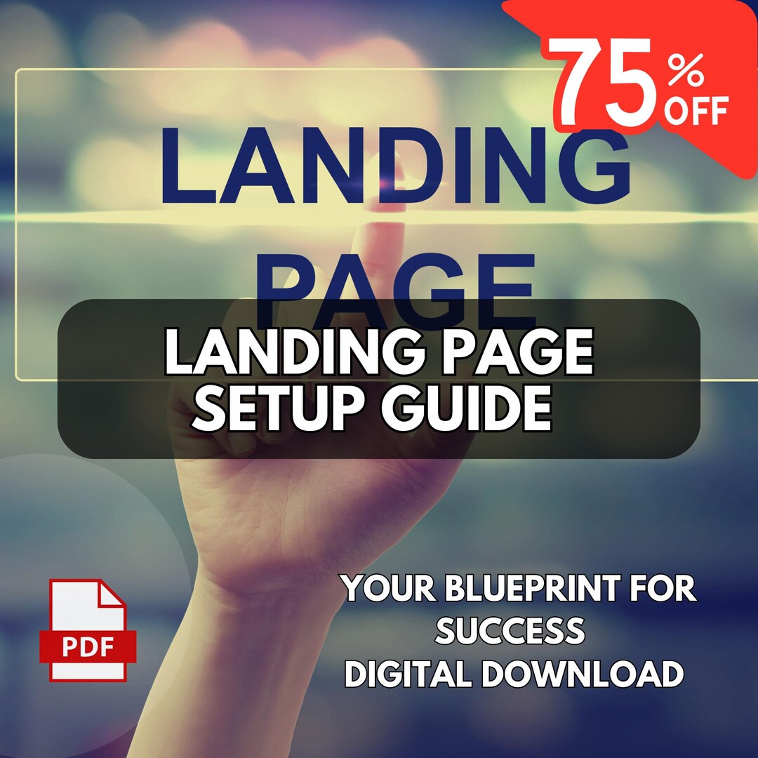 Landing Page Setup Guide - Digital Download for SEO, Marketing ...