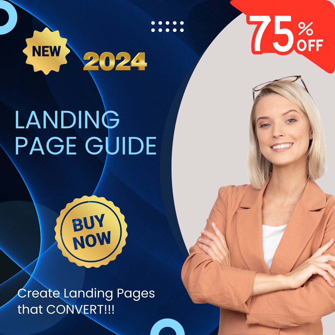 Landing Page Setup Guide Seller Handbook Marketing Google 1st Page Listing Digital Download POD ...