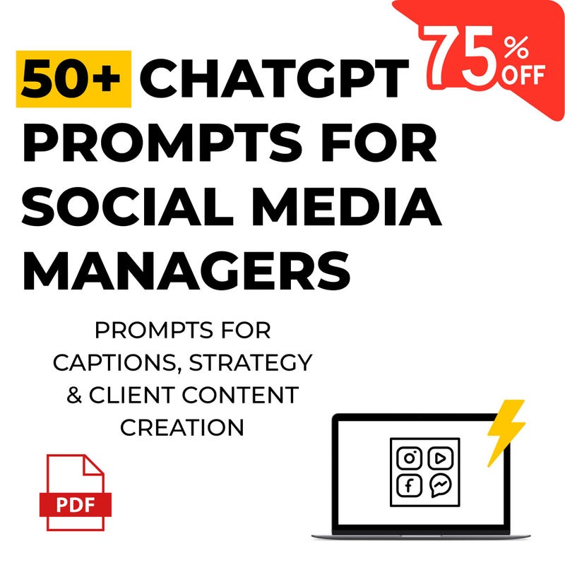 Chatgpt Prompts - Etsy
