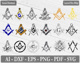 Masonic Svg Bundle, Freemason Svg, Third Eye Svg, Masonic, Freemason ...