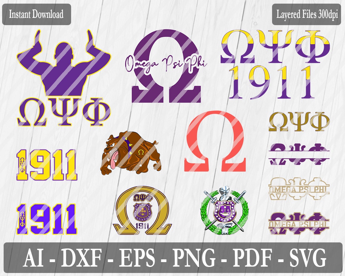 Omega Psi Phi Vector Logo