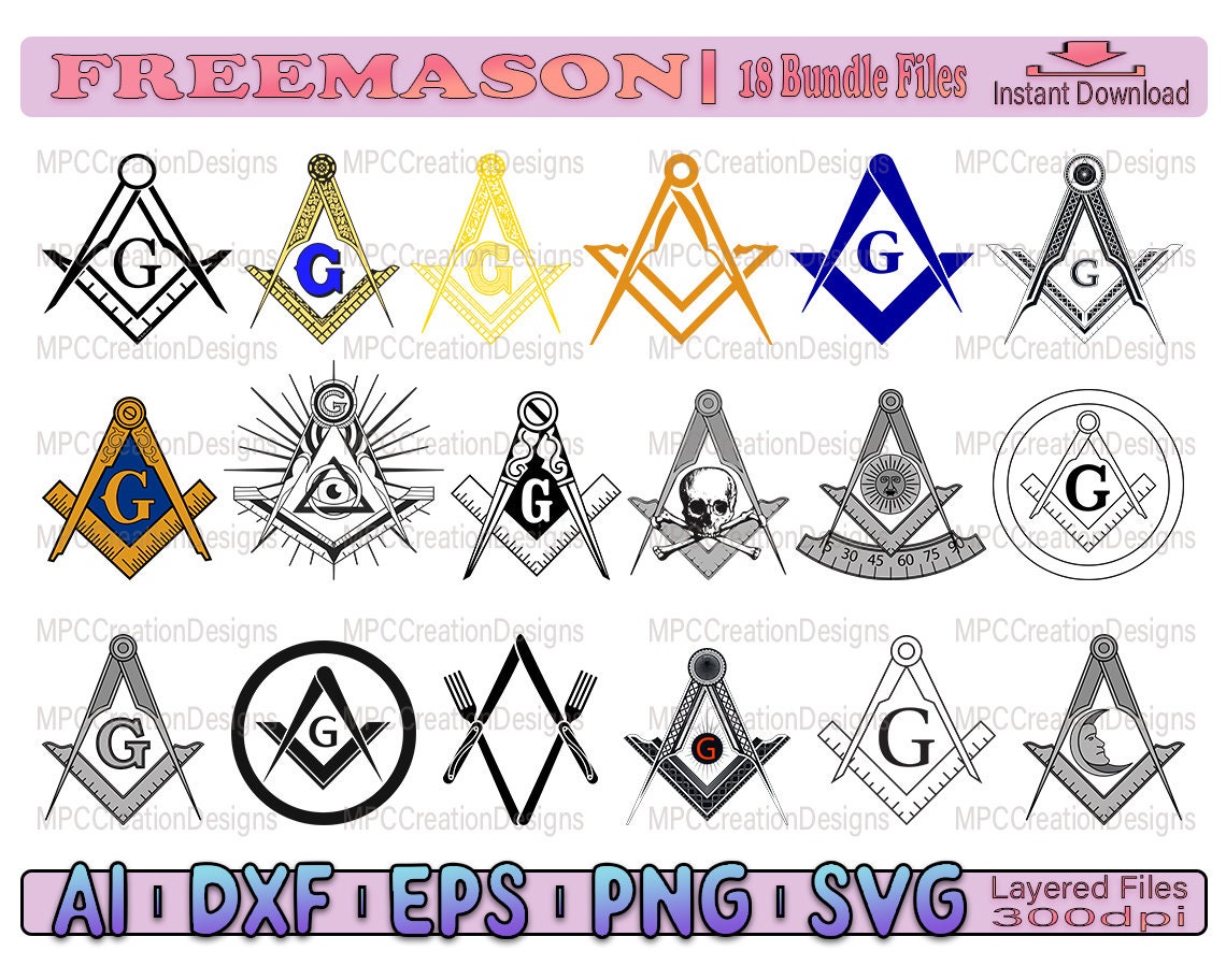 Masonic Svg Bundle, Freemason Svg, Third Eye Svg, Masonic, Freemason ...