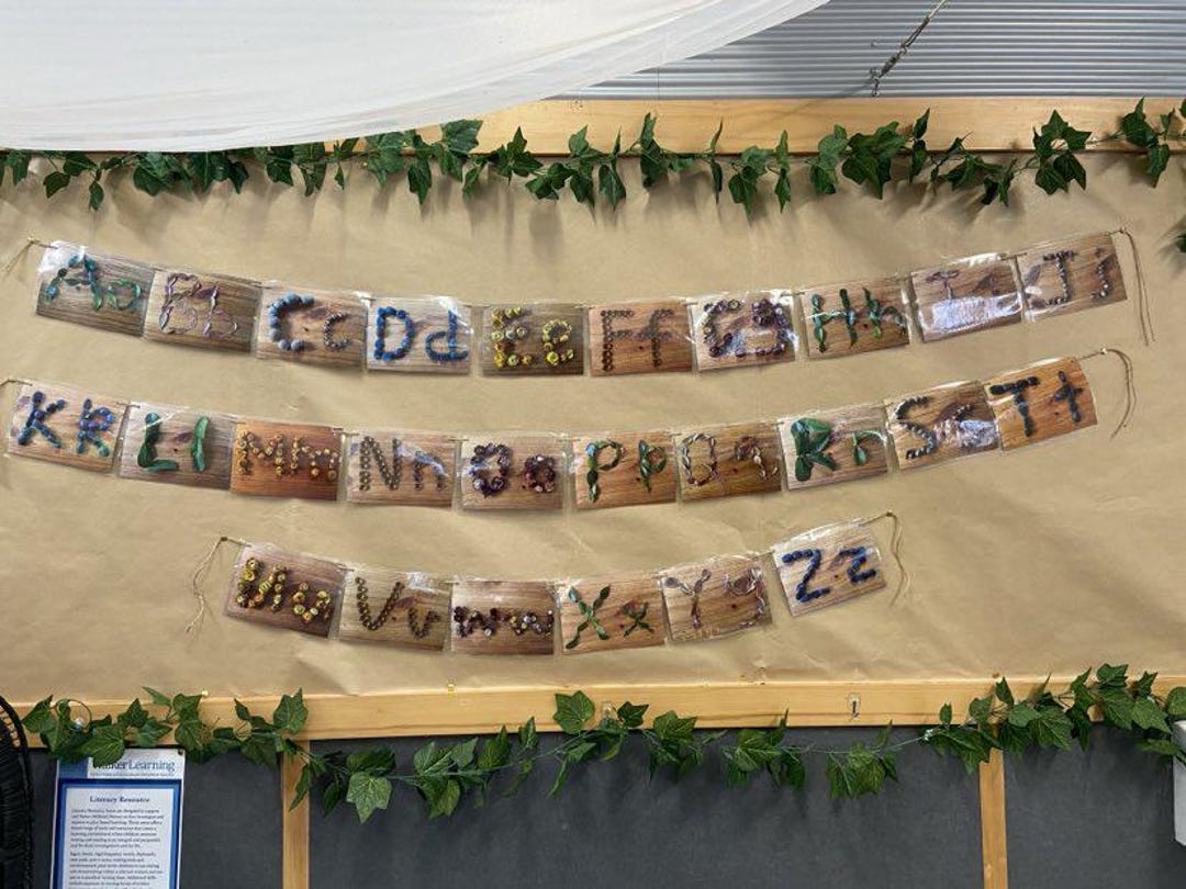 Natural Alphabet Classroom Display - Etsy