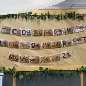 Natural Alphabet Classroom Display - Etsy