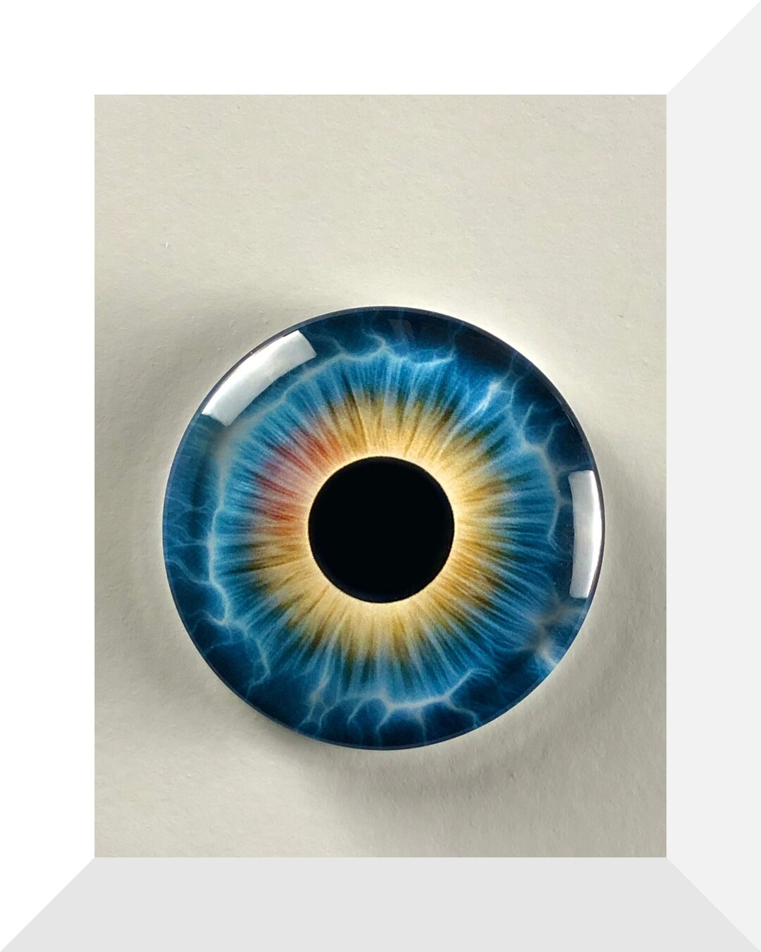 Godly Eye / Angel Eye / Wire Wrapping Pendant / Radiant Eye / Glass ...