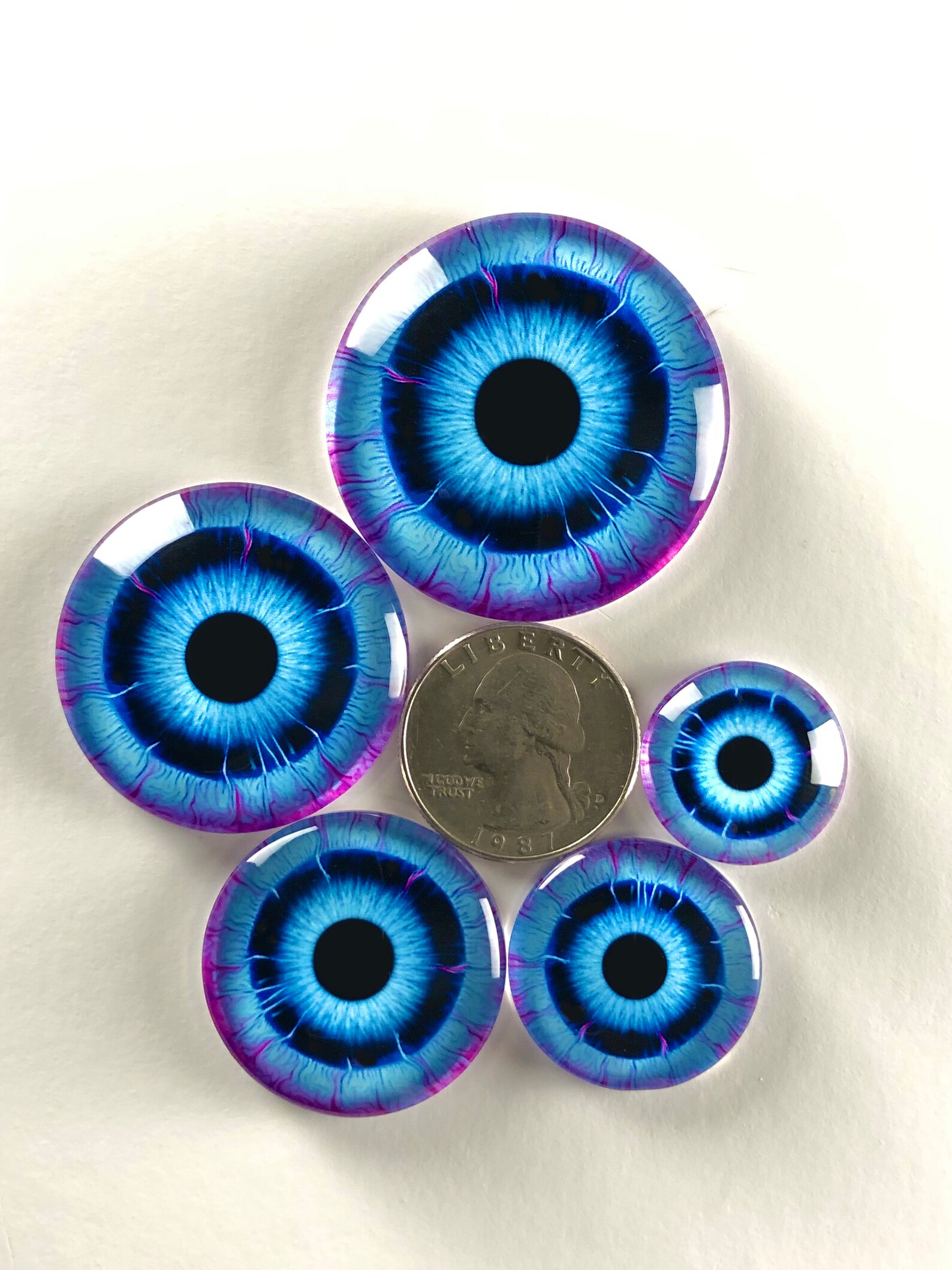 Cyberpunk Eye / Cyborg Eye / Wire Wrapping Pendant / Robot Eye / Glass ...