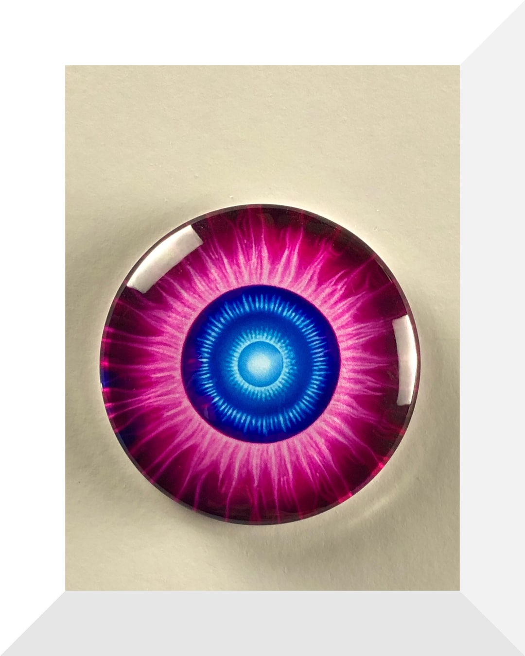 Cyberpunk Eye / Cyborg Eye / Wire Wrapping Pendant / Robot Eye / Glass ...