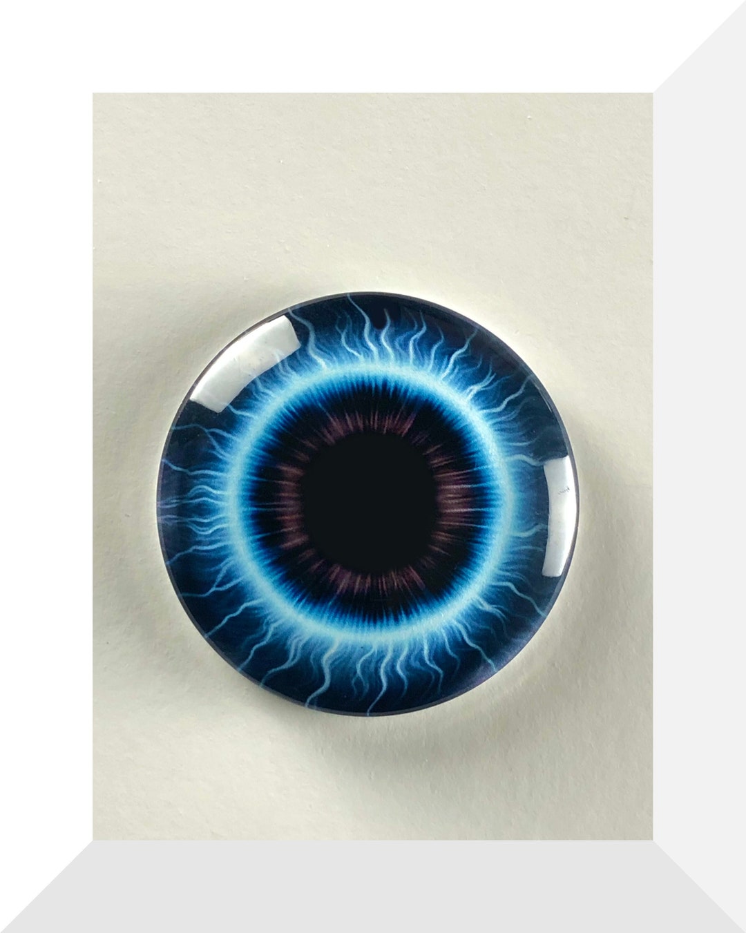 Godly Eye / Angel Eye / Wire Wrapping Pendant / Radiant Eye / Glass ...