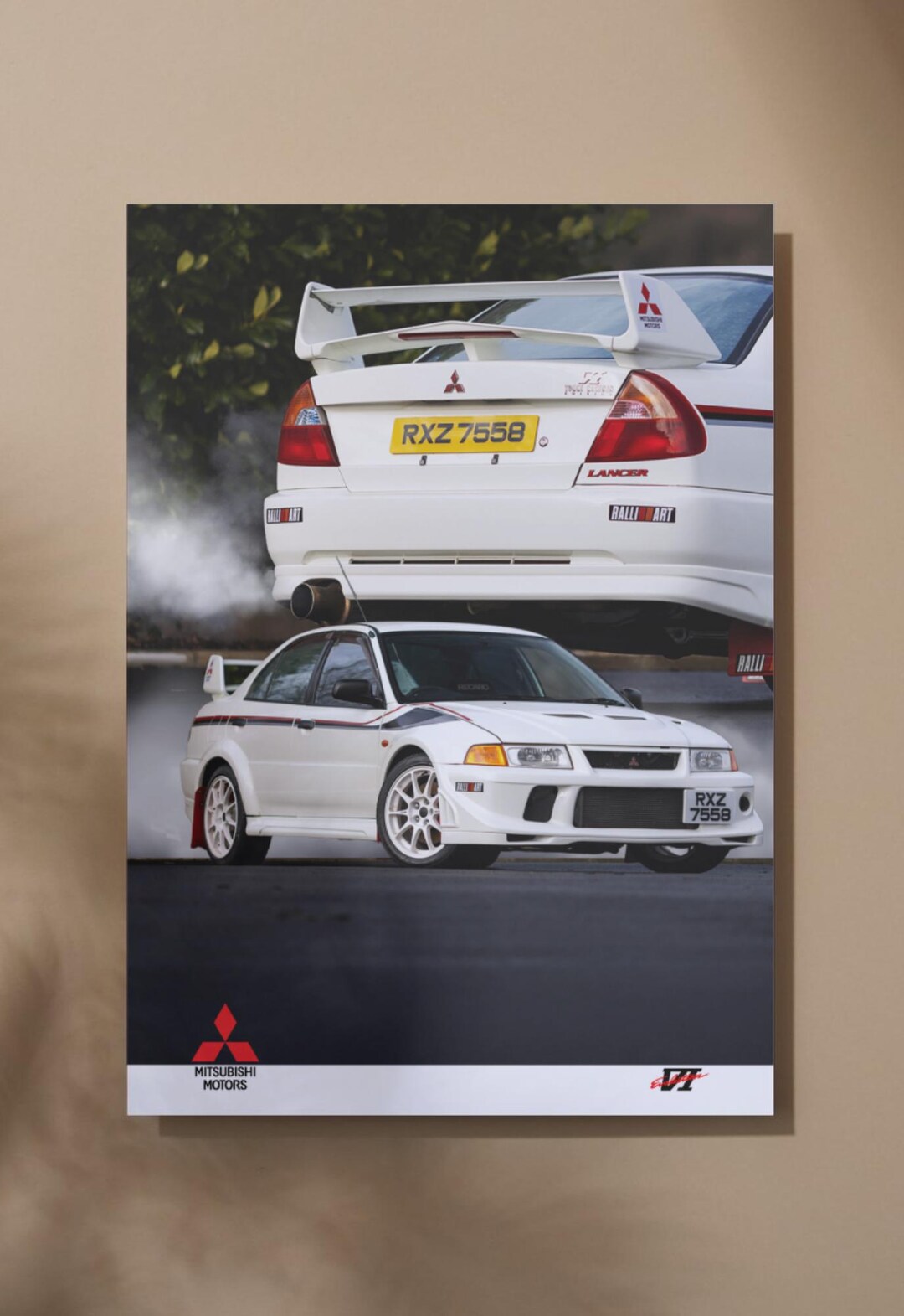 MITSUBISHI LANCER POSTER - Etsy