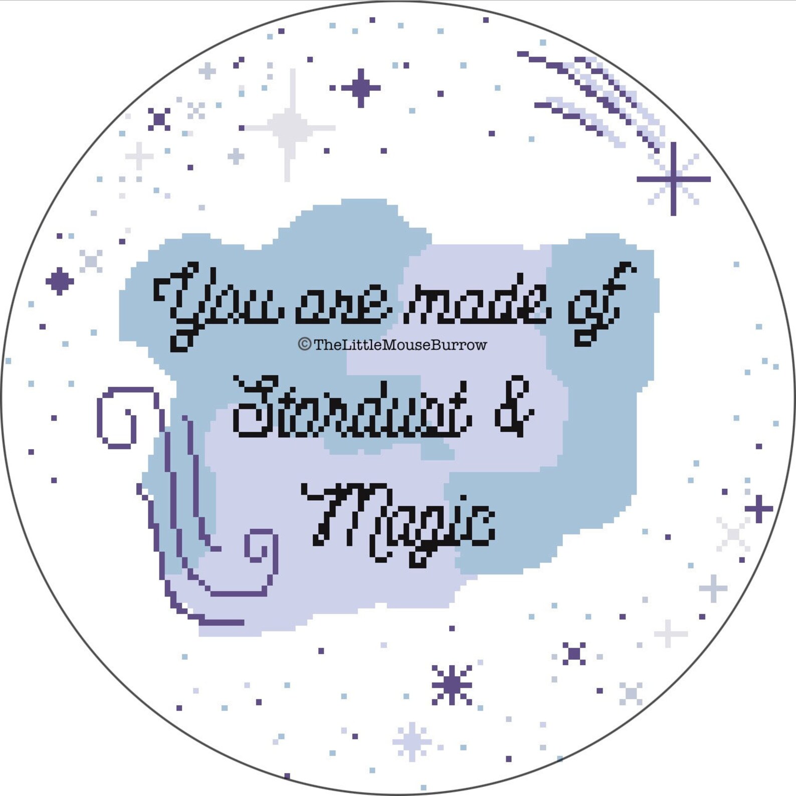 You Are Made of Stardust & Magic Cross Stitch Pattern - Etsy