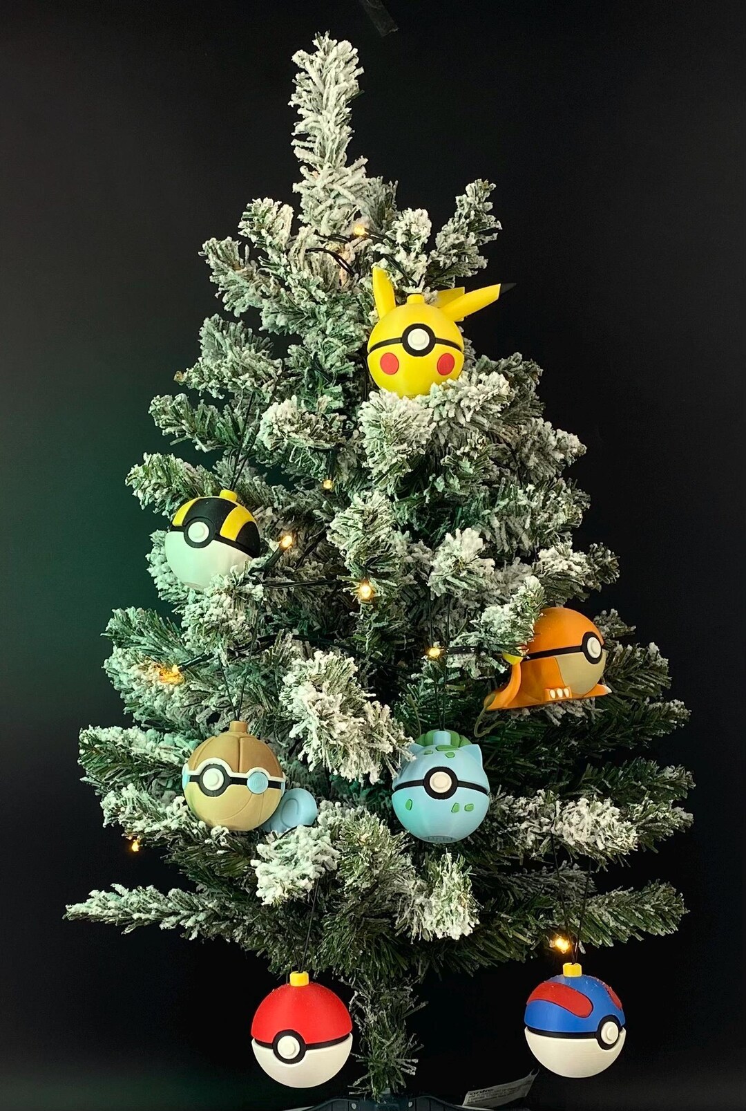 Christmas Pokeballs, Christmas Tree Baubles, Gift, Pokemon Ball ...