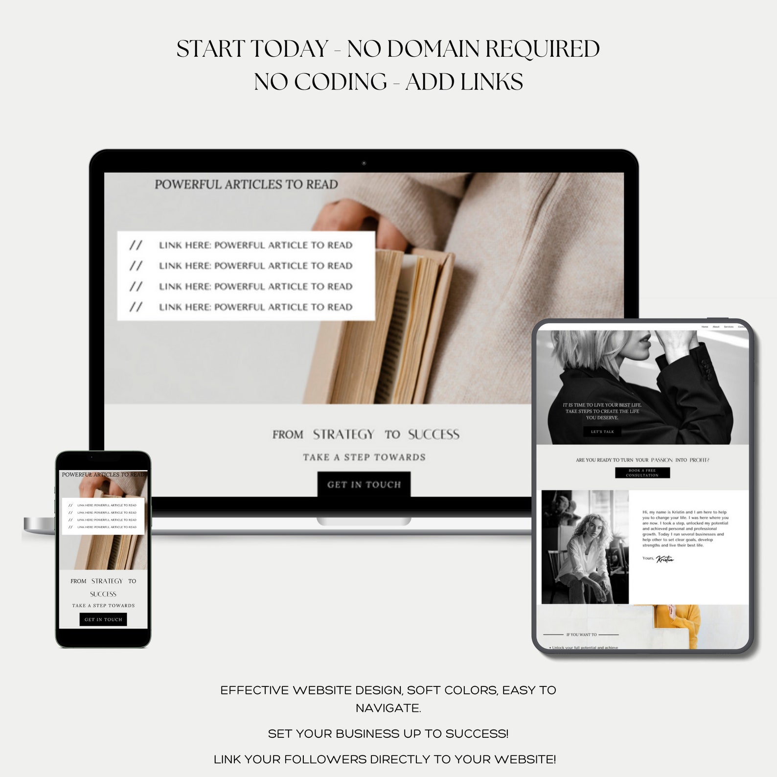 Virtual Assistant Website Template, Personal Assistant Website Template ...