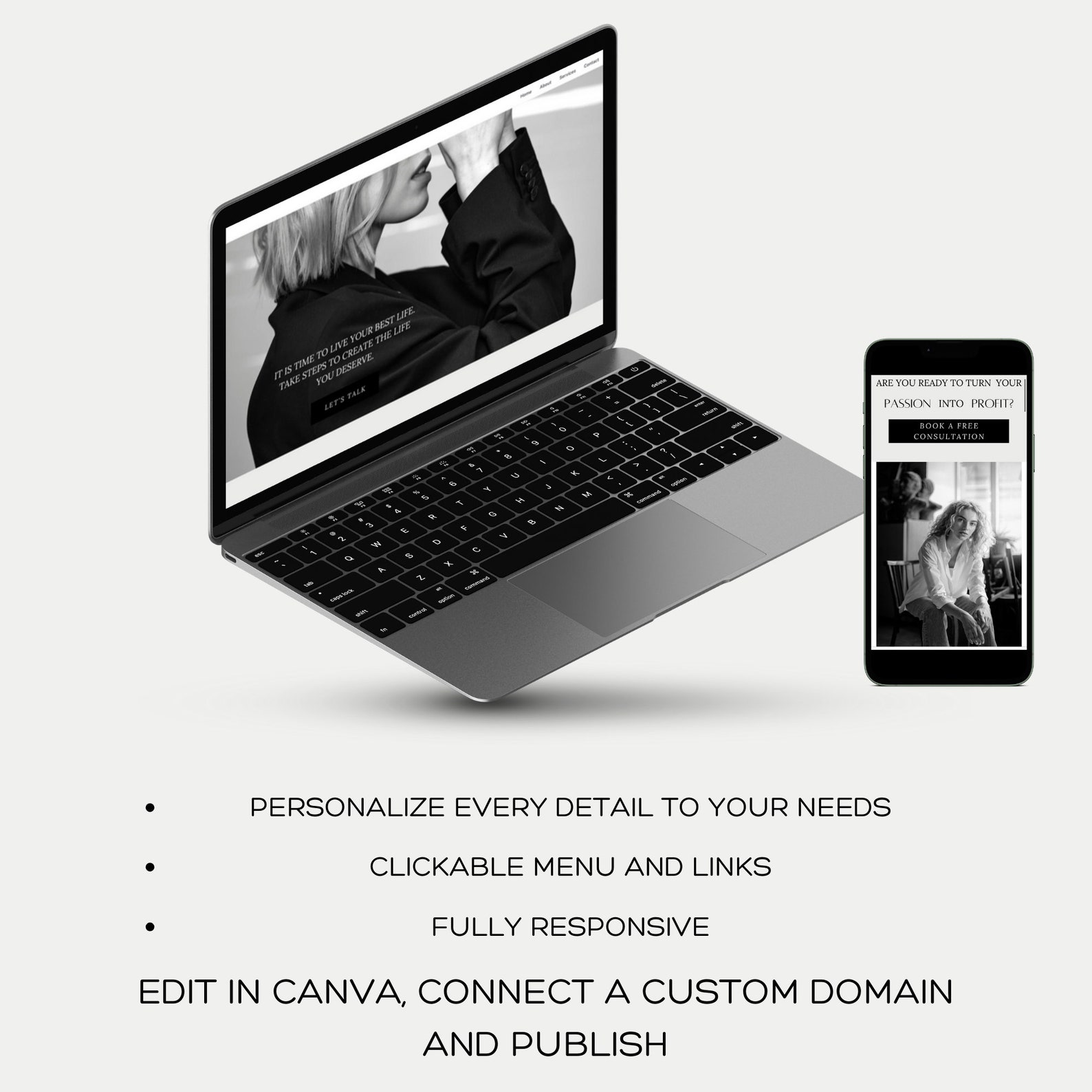 Virtual Assistant Website Template, Personal Assistant Website Template ...