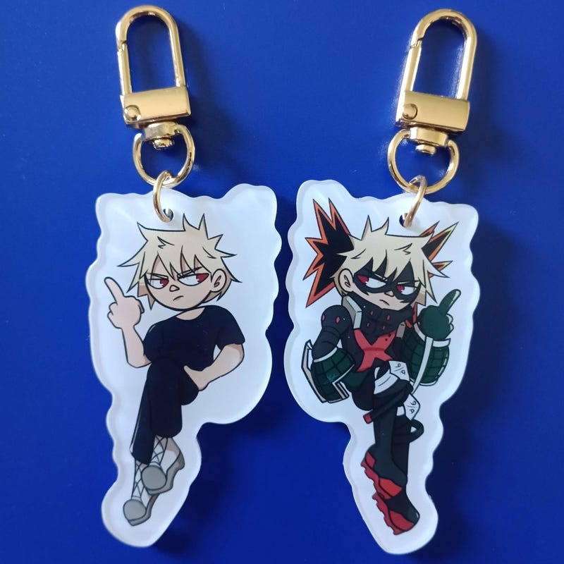 My Hero Academia Keychain - Etsy