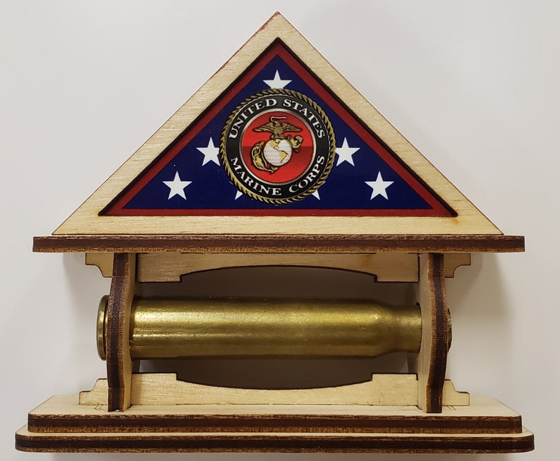 21 Gun Salute Military Funeral Bullet Shell Casing Display Holder, 30 ...