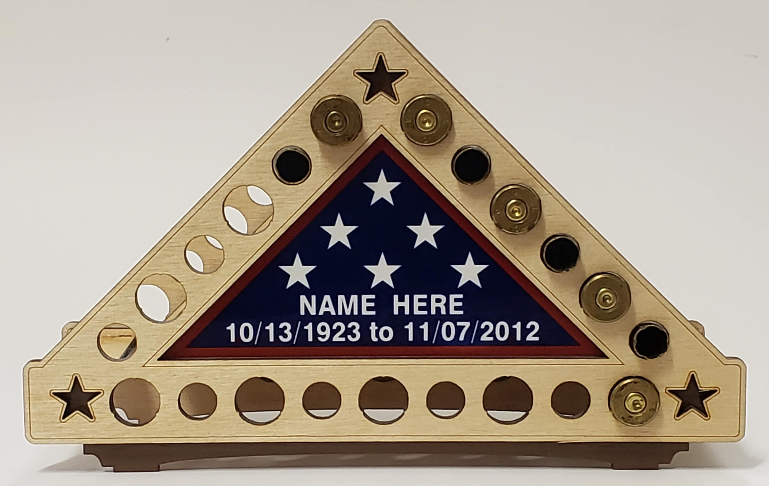 21 Gun Volley Salute Shell Casing Display Holder - Etsy