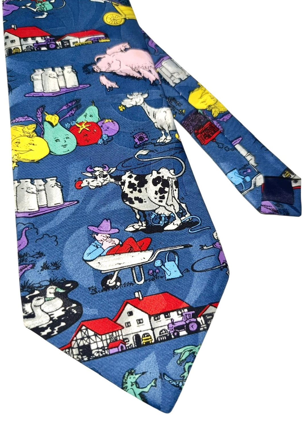 Extremely Rare Vintage Victoria Avenue Polyester Tie With Unique 90s ...