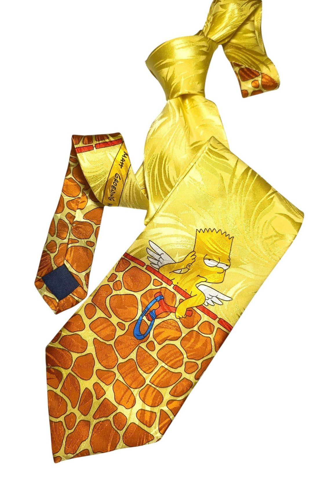 Rare 100% Silk Vintage Simpsons Tie - Original Matt Groening Design ...