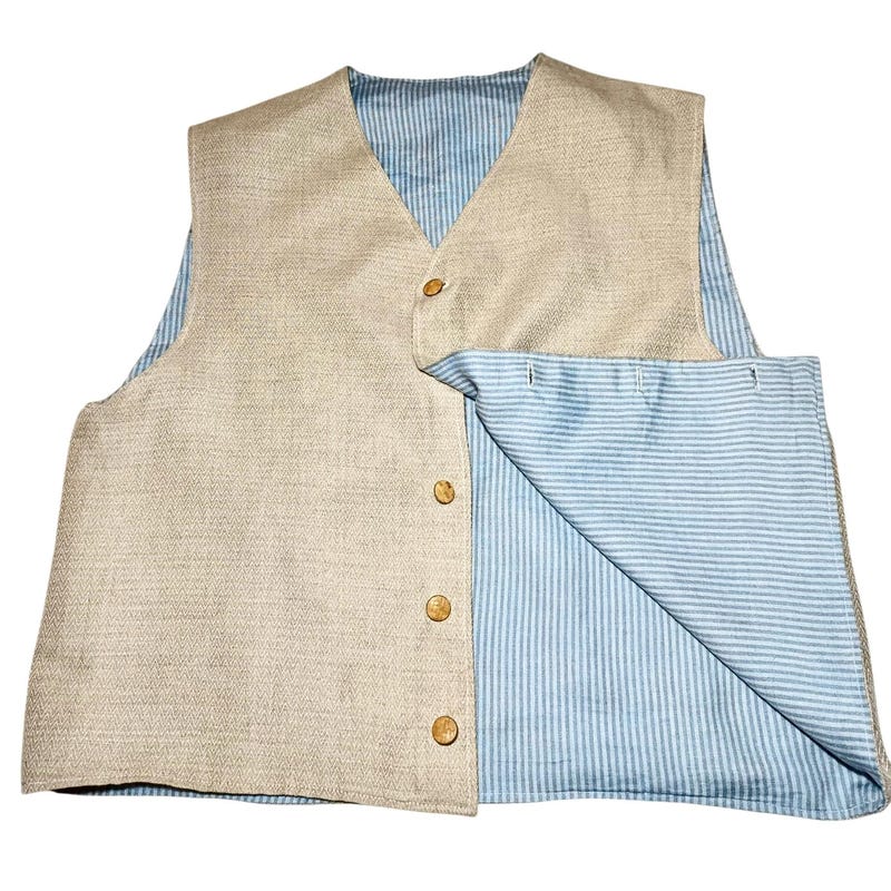 Italian Linen Vest Men - Etsy