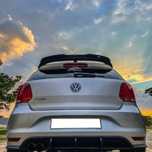 3x Rear Bumper Diffuser Spoiler Lip for Volkswagen VW Polo Gti/look ...