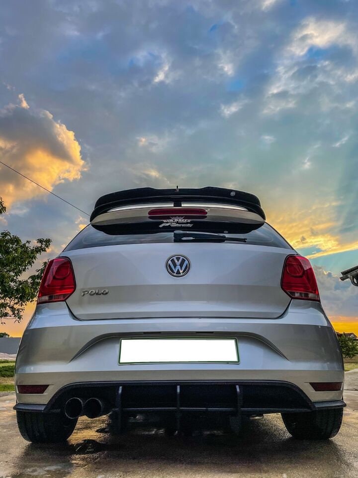 3x Rear Bumper Diffuser Spoiler Lip for Volkswagen VW Polo Gti/look ...