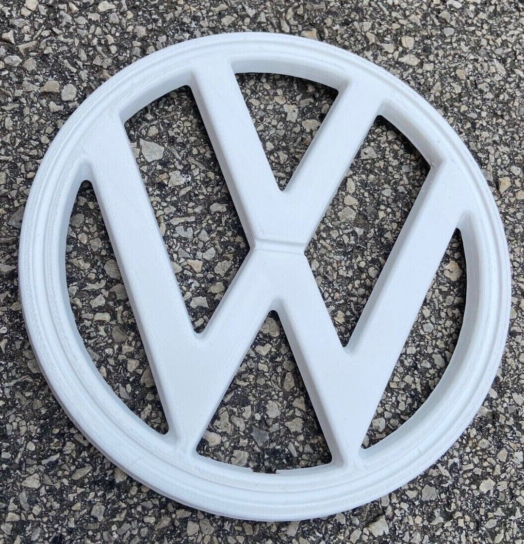 Seltenes 1960er ORIGINAL Volkwagen VW T1 Van Bus Front Emblem 24 cm ...