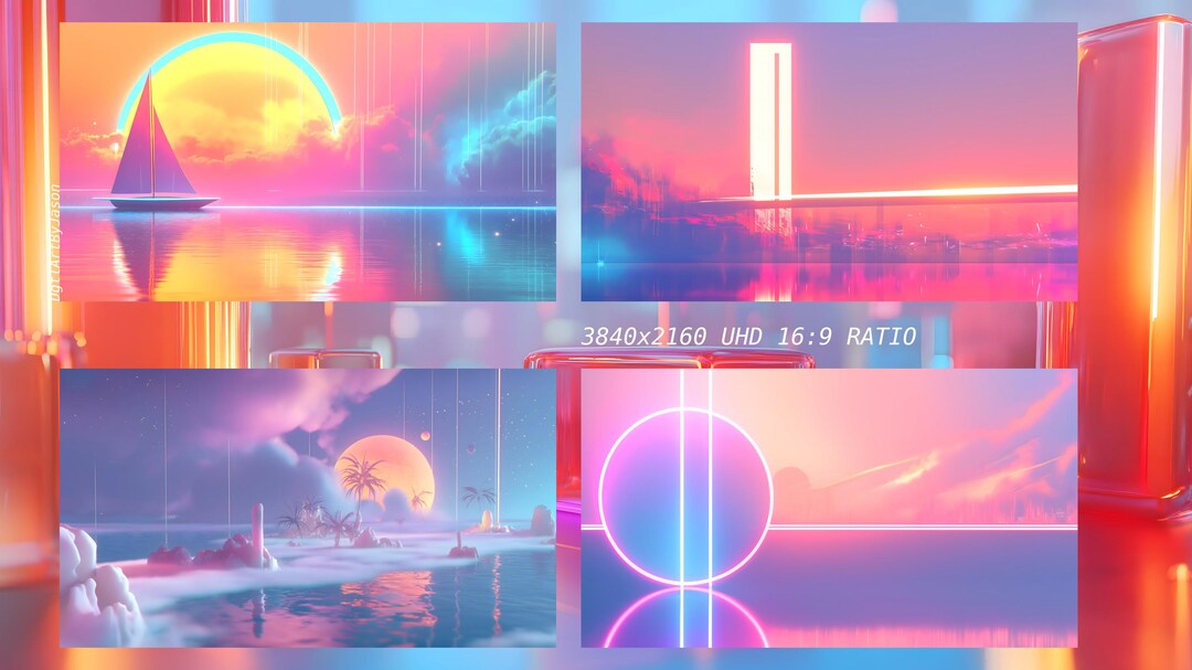 Dopamine Desktop Wallpaper, Laptop Background, Frame TV Art, Abstract ...