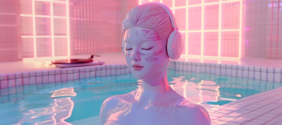 Surreal Art, Unique Wall Decor, Original Abstract Vaporwave Wall Poster ...