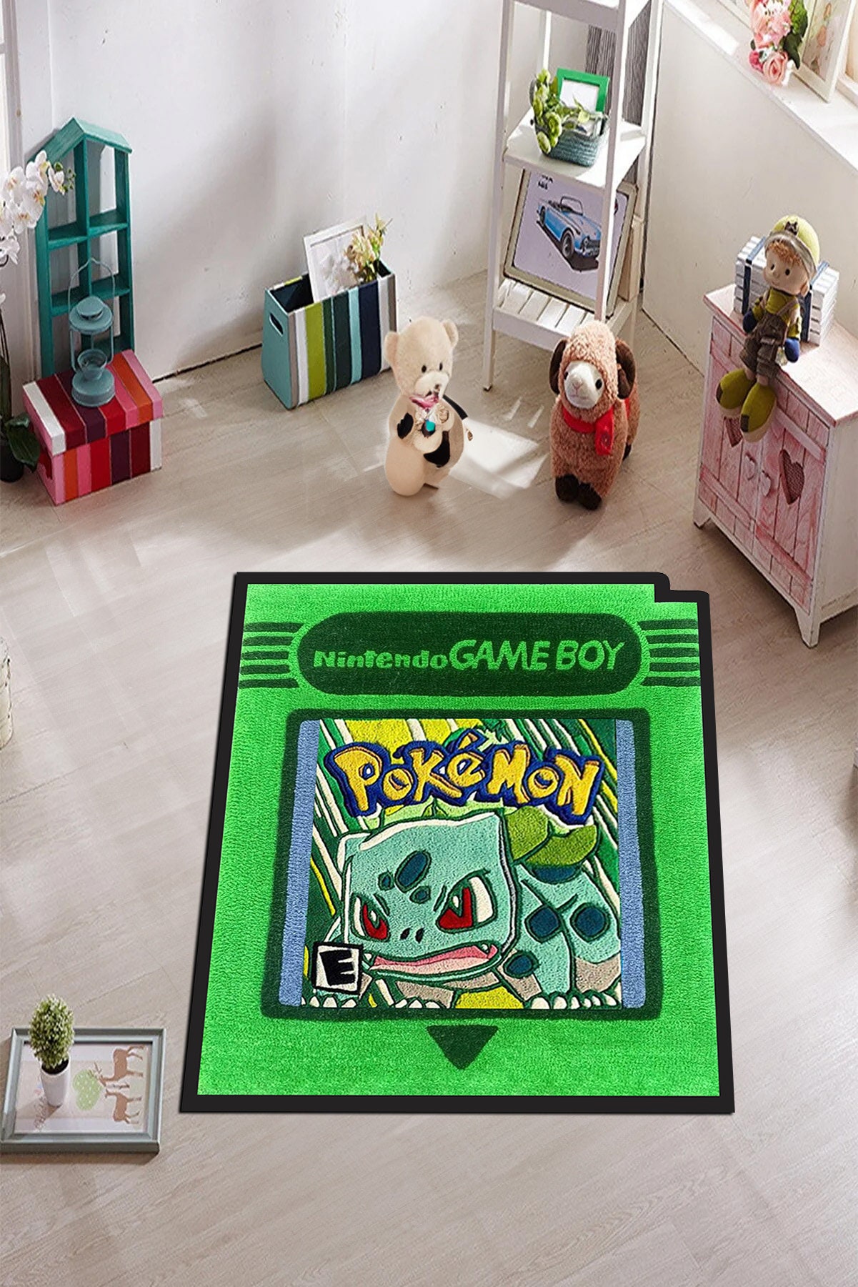 Pokemon Rug, Pokeball Rug, Pokemon Gameboy Rug, Nintendo Gameboy Rug ...