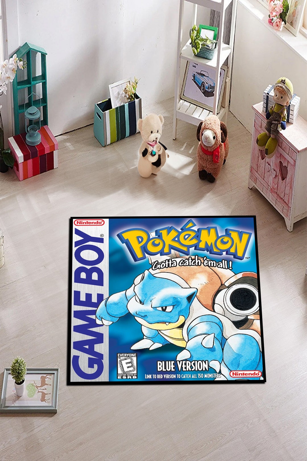 Pokemon Rug, Pokeball Rug, Pokemon Gameboy Rug, Nintendo Gameboy Rug ...