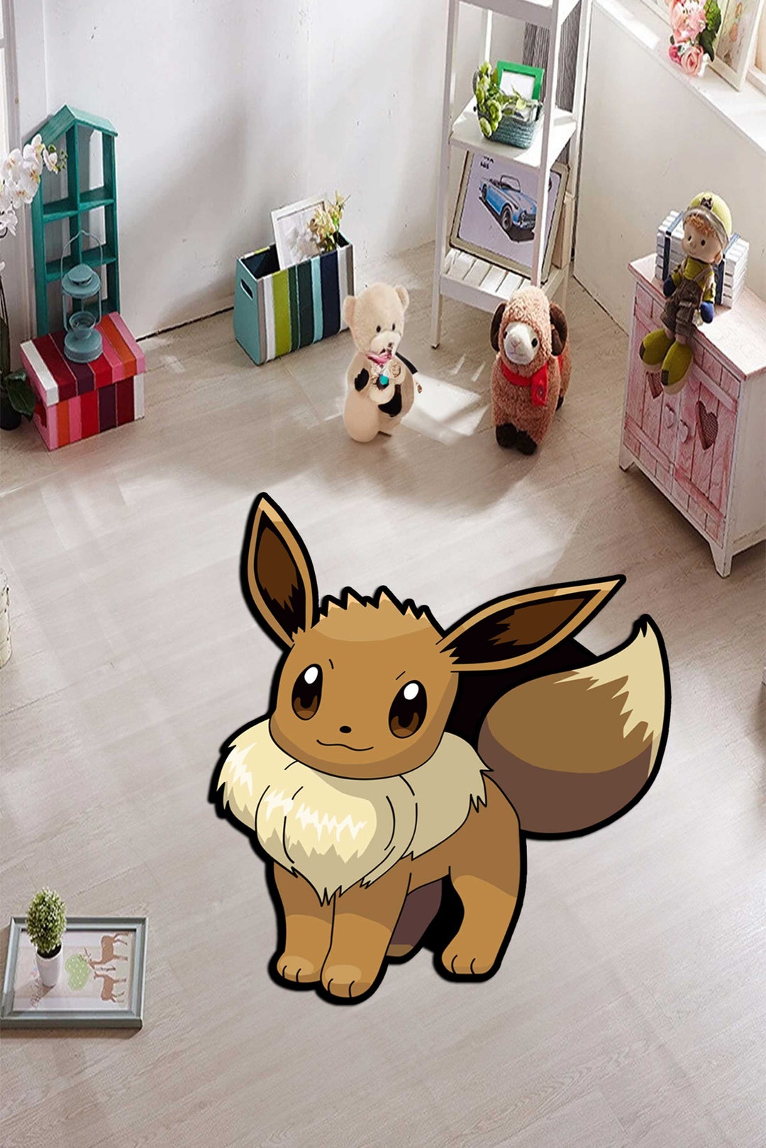 Eevee Vaporeon Espeon Sylveon Leafeon, Japanese Anime Rug, Evvee ...