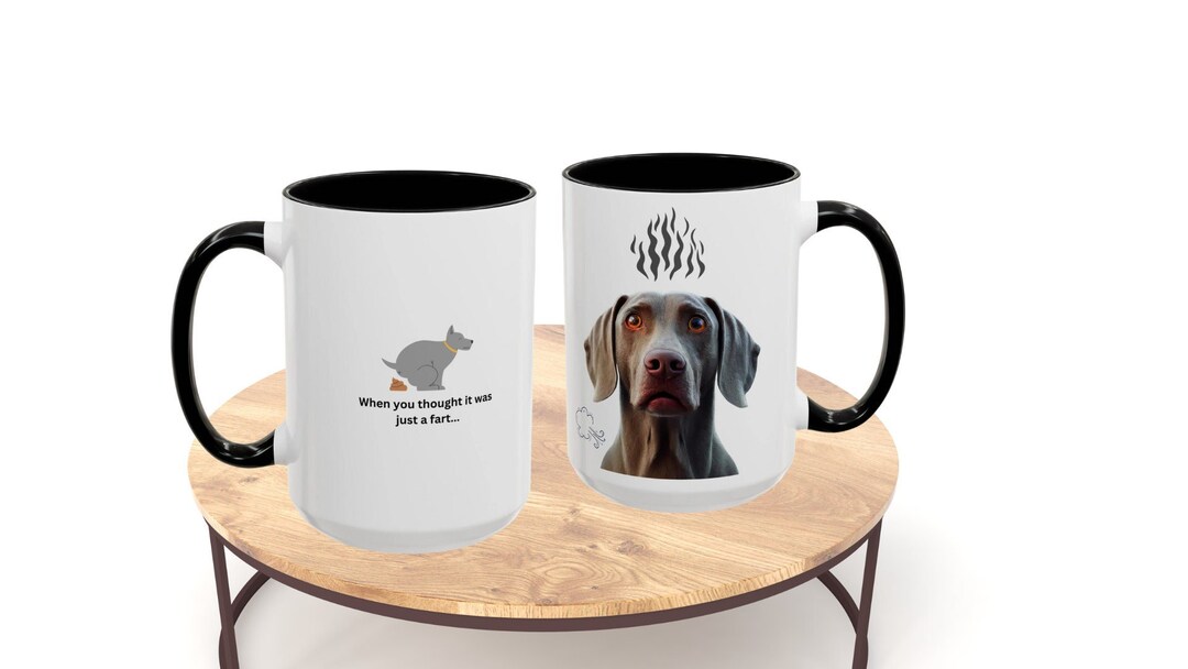 Derpy Dog Mug, Great Dane Coffee Mug, Dog Mug, Funny Dog Mug, Fart Mug ...