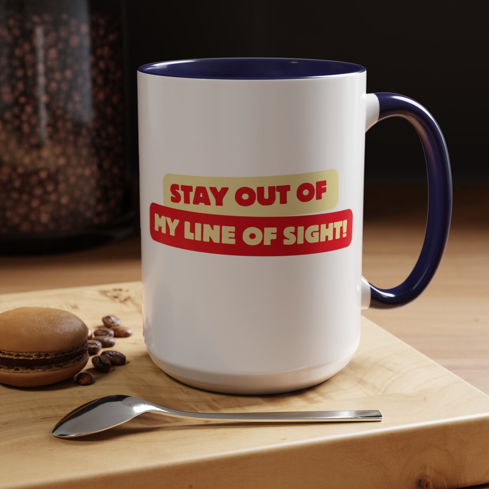 Golden Retriever Derpy Dog Coffee Mug , Funny Dog Coffee Mug, Stay Out ...