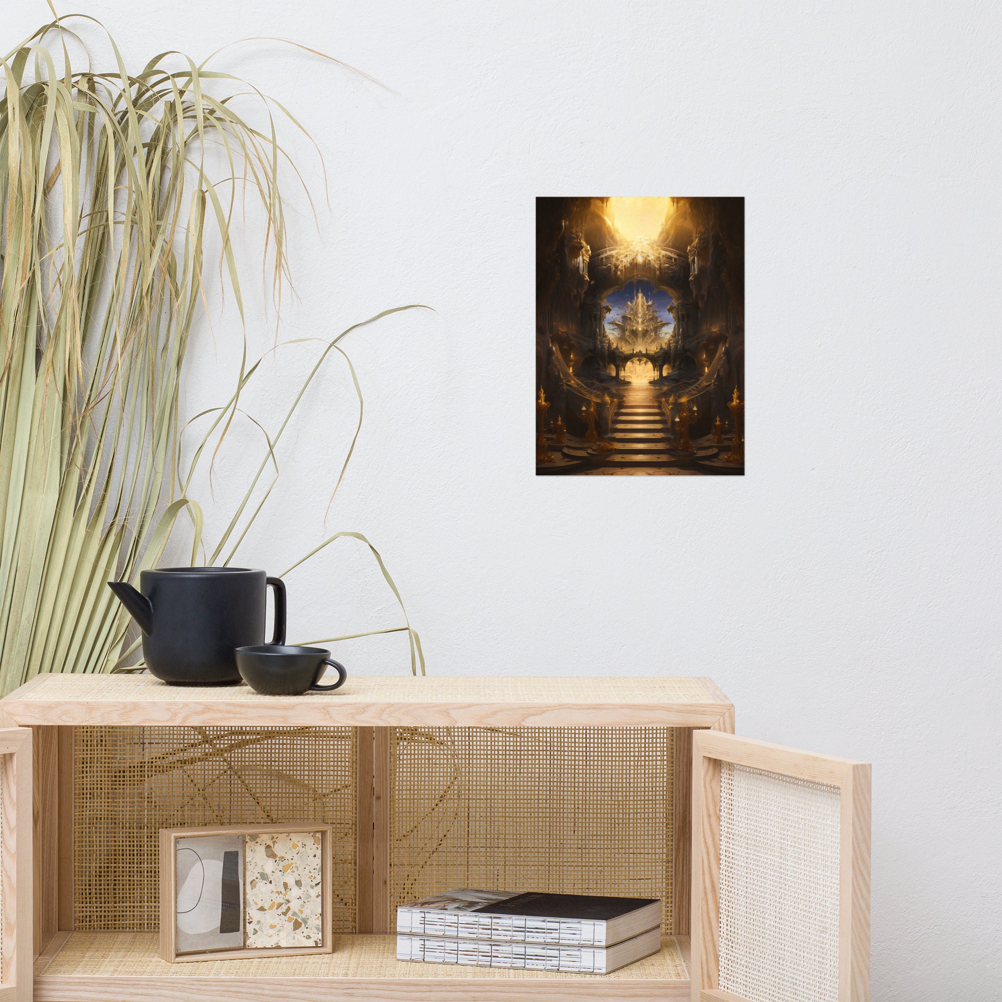 Midas Touch - Original Concept Art Poster, Golden Castle for Home Decor ...